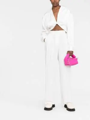 Off-White Twisted Crop Shirt