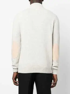 Barbour Button-placket Detail Knit Jumper - Grey