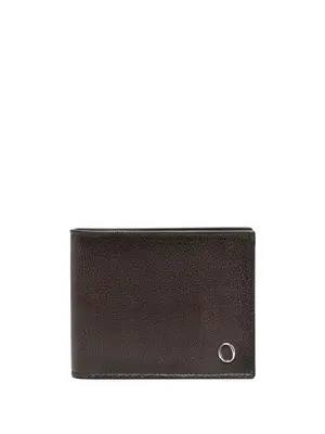 ORTIGNI Logo-plaque Bi-fold Wallet Brown