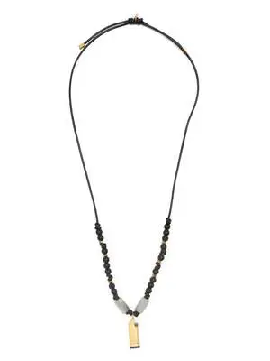 Zadig&Voltaire Beaded Pendant Necklace