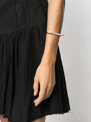 Zadig&Voltaire Geometric-cut Cuff Bangle - Silver