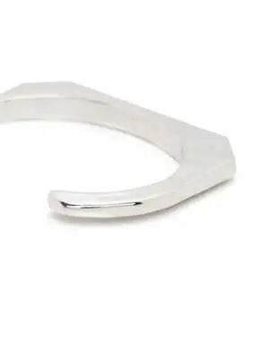 Zadig&Voltaire Geometric-cut Cuff Bangle - Silver