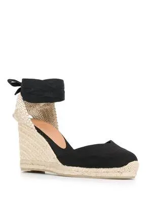 CastaÑer Chiara Wedge Espadrilles - Black