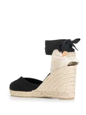 CastaÑer Chiara Wedge Espadrilles - Black