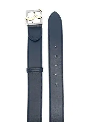 BILLIONAIRE Logo-buckle Leather Belt