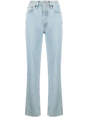 RE/DONE 90s High-rise Straight Jeans - Blue