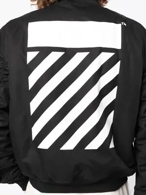 Off-White Diag Print Bomber Jacket