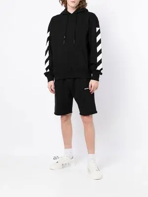 Off-White Arrow Cotton Track Shorts