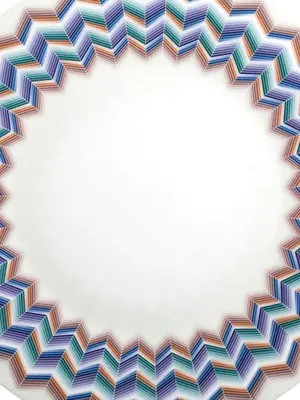 Missoni Zig Zag Jarris Charger Plate - White