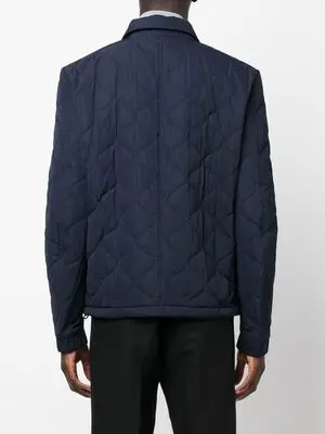 BILLIONAIRE Embroidered Quilted Windbreaker