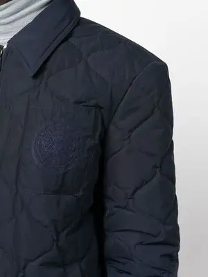 BILLIONAIRE Embroidered Quilted Windbreaker