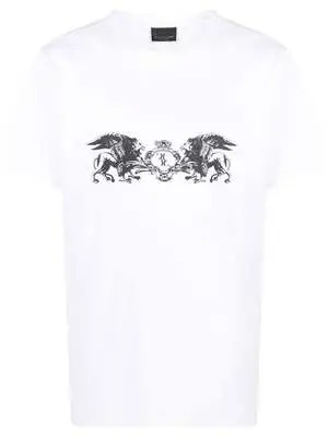 BILLIONAIRE Chest-logo Crew-neck T-shirt
