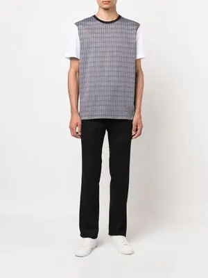 BILLIONAIRE Two-tone Cotton T-shirt - Blue
