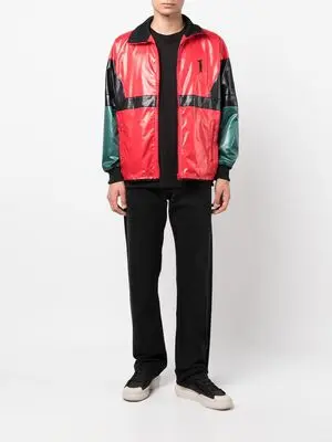Junya Watanabe Colour-block Print Windbreaker