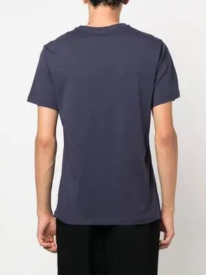 BILLIONAIRE Embroidered-logo Detail T-shirt - Blue