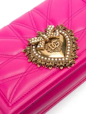 Dolce & Gabbana Medium Devotion Quilted Shoulder Bag