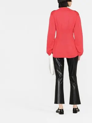Comme Des Garçons Peplum-hem Crew Neck Jumper