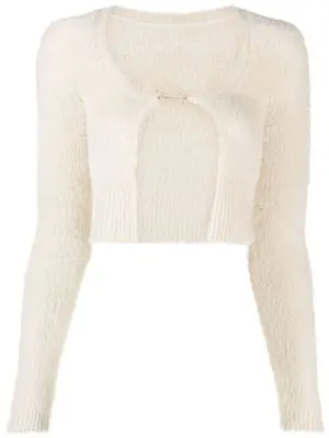 Jacquemus Jacquemus La Maille Neve Cardigan Neutrals