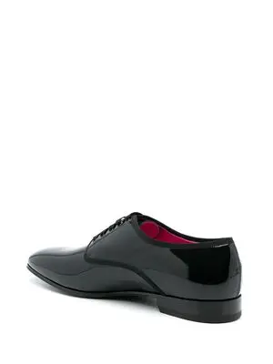 FERRAGAMO Magic Patent Leather Derby Shoes