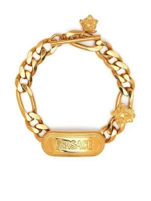 Versace Medusa Plaque Chain Bracelet - Gold