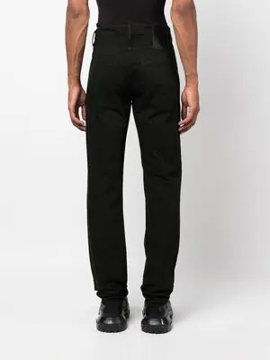 Raf Simons Slim-cut Denim Jeans - Black