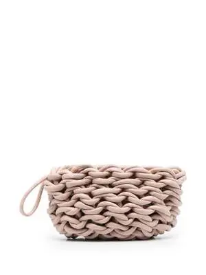 Alienina Woven Rope Clutch