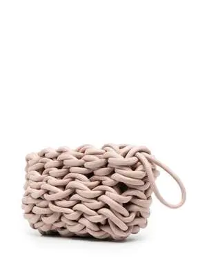 Alienina Woven Rope Clutch