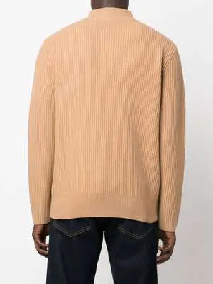 A.p.c. Ribbed-knit High-neck Jumper