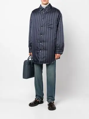 MAISON MARGIELA Striped Padded Shirt