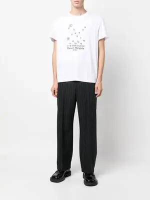 MAISON MARGIELA Logo-embroidered T-shirt