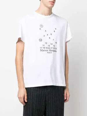 MAISON MARGIELA Logo-embroidered T-shirt