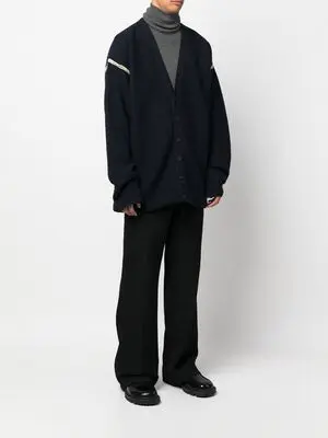 MAISON MARGIELA Elbow-patch Cardigan - Blue