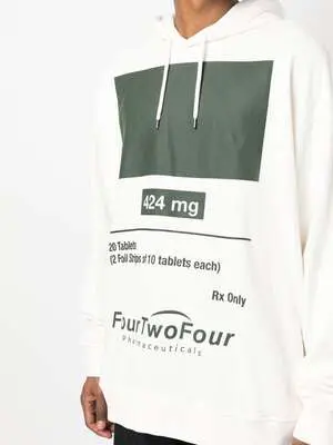424 Graphic-print Cotton Hoodie