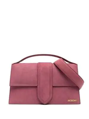 Jacquemus Le Bambinou Leather Tote - Purple