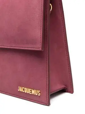 Jacquemus Le Bambinou Leather Tote - Purple