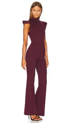 Amanda Uprichard X Davina Jumpsuit - Merlot