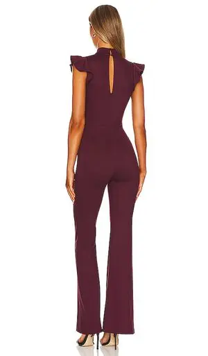 Amanda Uprichard X Davina Jumpsuit - Merlot