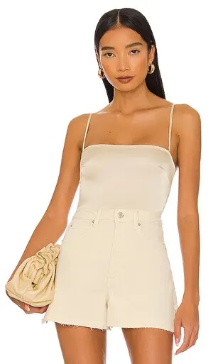 WeWoreWhat Strappy Bodysuit In Cream