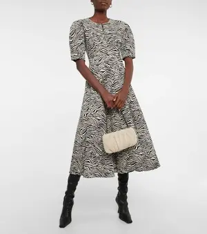 Staud Bean Shearling Shoulder Bag