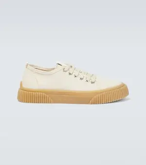 Ami Canvas Lace-up Sneakers