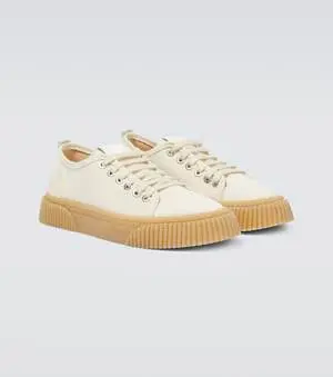 Ami Canvas Lace-up Sneakers