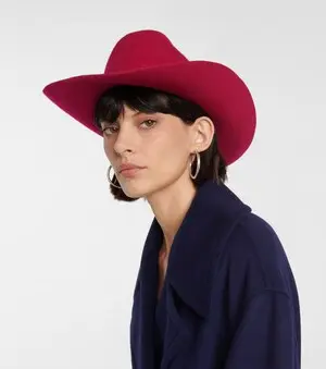 Ruslan Baginskiy Felt Cowboy Hat - Pink