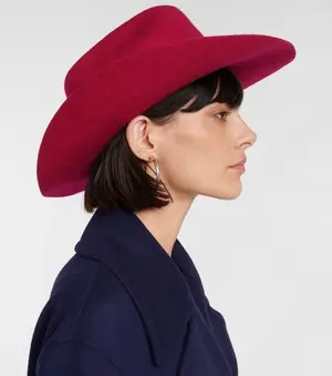 Ruslan Baginskiy Felt Cowboy Hat - Pink