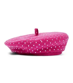 Ruslan Baginskiy Embellished Wool-blend Beret