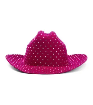 Ruslan Baginskiy Embellished Cowboy Hat - Pink