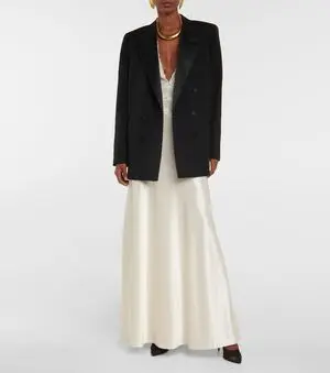 basque lace dress MELINDA / Basque Waist Luxurious Embellished Wedding Dress