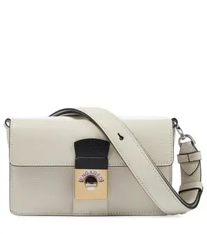 MAISON MARGIELA New Lock Horizontal Leather Shoulder Bag Beige