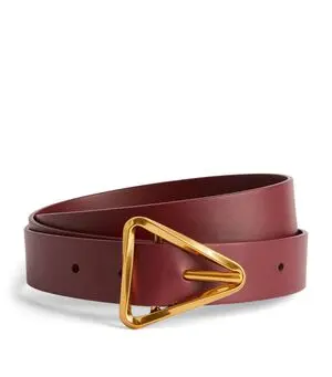 Bottega Veneta Leather Triangle Belt