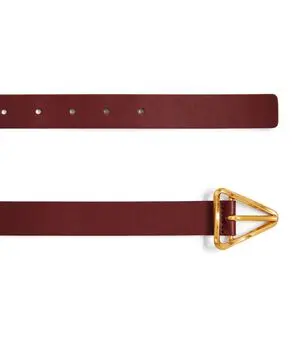 Bottega Veneta Leather Triangle Belt