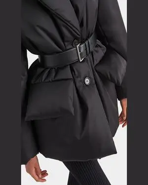 Prada Re-nylon Belted Jacket